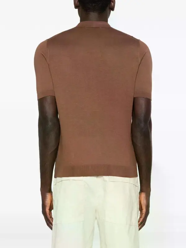 Tagliatore Keith Short-sleeve T-shirt - Brown