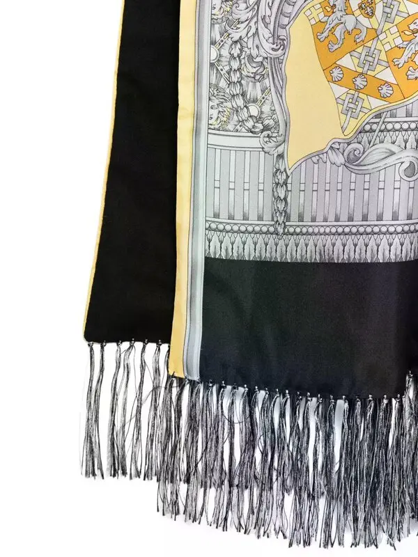 Versace 1990s Patterned Scarf
