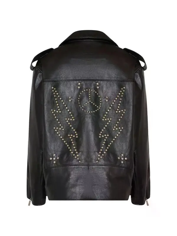 John Richmond Studded Leather Jacket