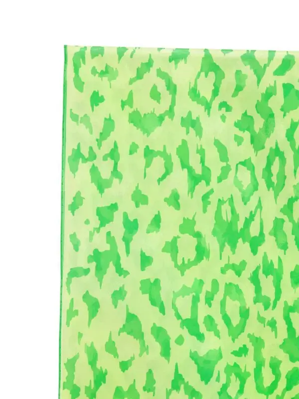 Versace 1990s Animalier Silk Scarf