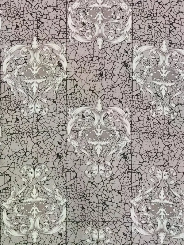 Versace 1990s Baroque Silk Scarf