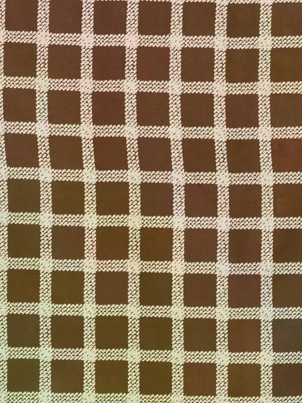 Saint Laurent 1990s Silk Scarf - Brown