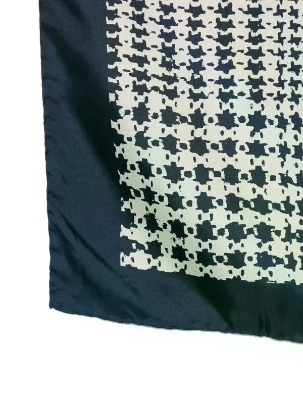 Saint Laurent 1990s Printed Silk Scarf