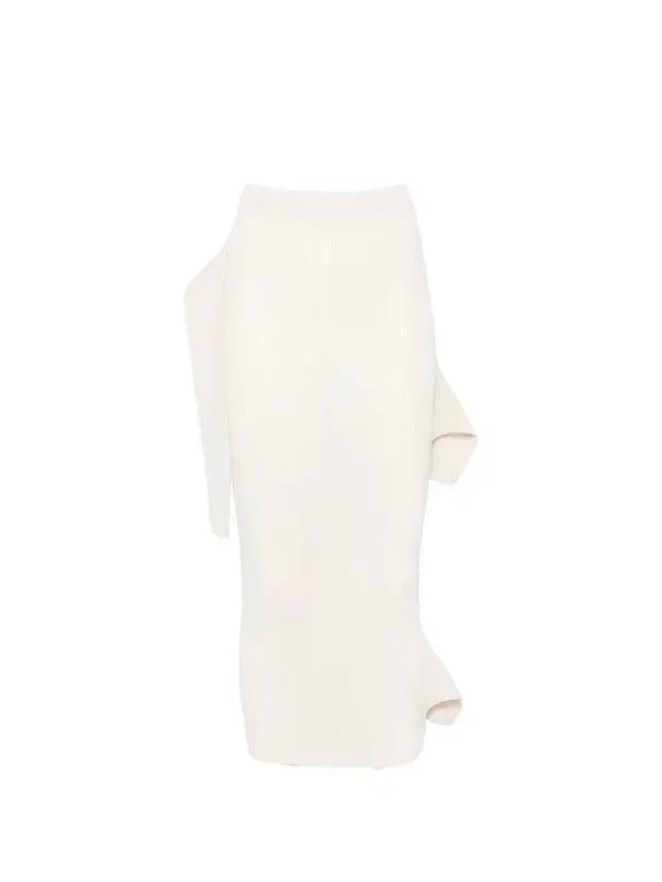 Issey Miyake Ruffled Midi Skirt