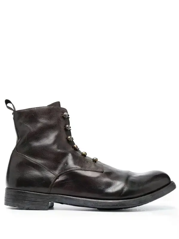 Officine Creative Hive 051 Leather Ankle Boots