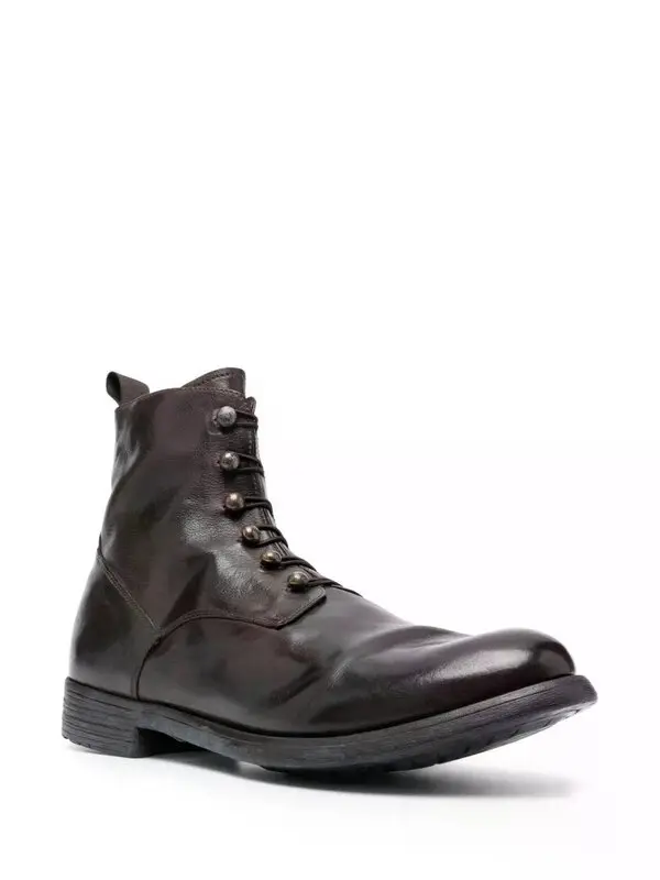Officine Creative Hive 051 Leather Ankle Boots