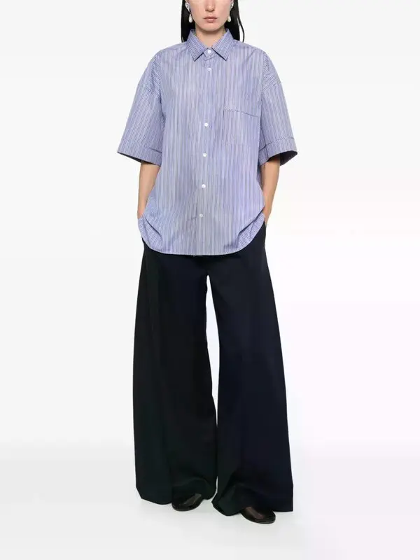 NACKIYE Striped Pocket Shirt