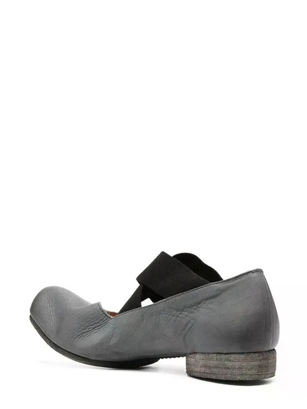 UMA WANG 25mm Leather Ballerina Shoes - Blue