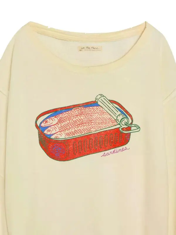 Free People Printed Sweater