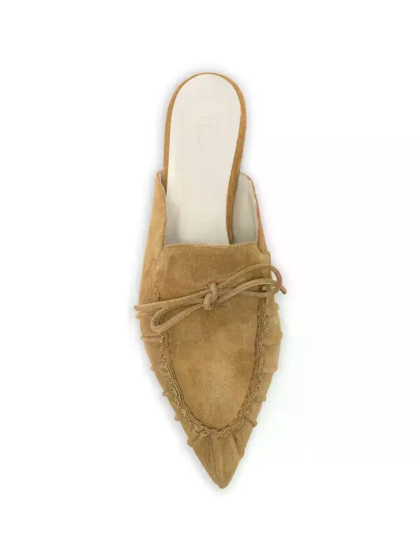 TELA Tie-detail Flat Mules