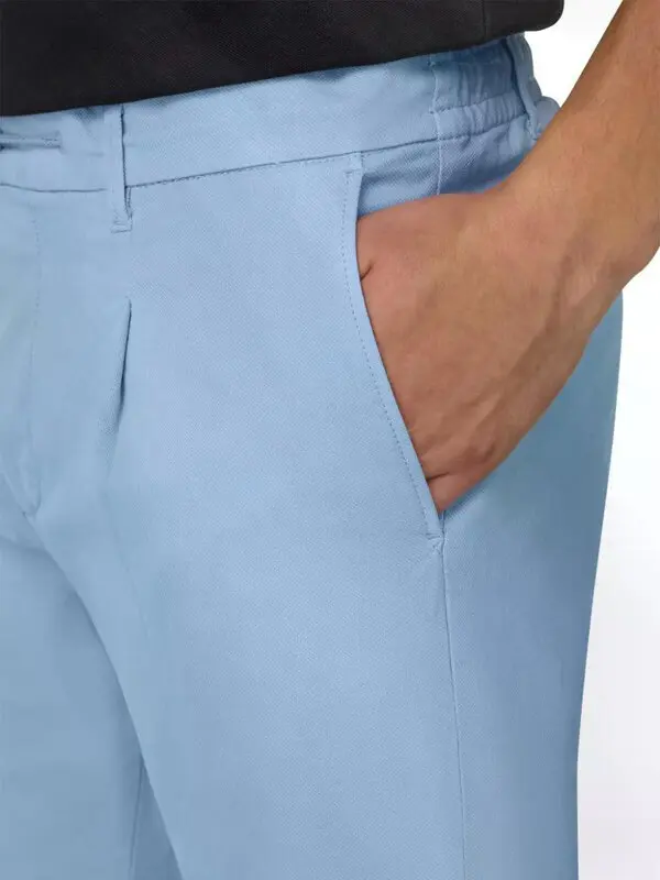 Boggi Milano Garment-dyed Stretch Cotton Drawstring Shorts