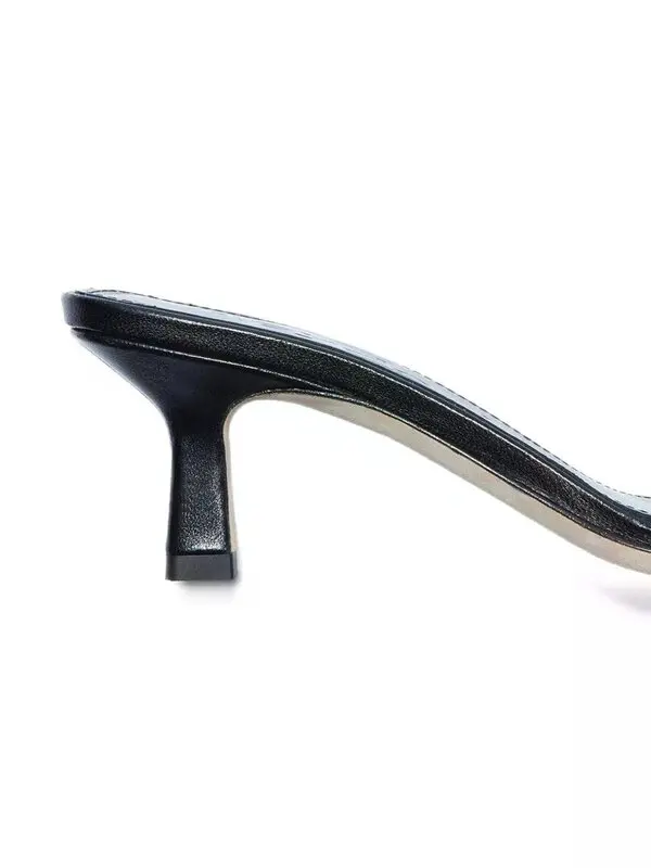 AeydĒ 55mm Gilly Leather Pumps - Black