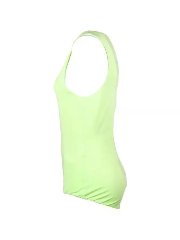 GENNY Sleeveless Round-neck Bodysuit