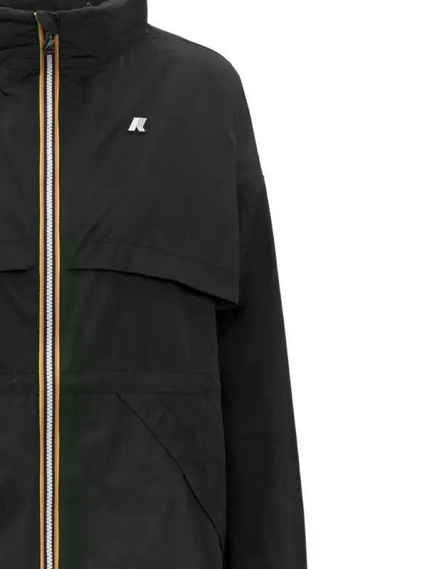 K-WAY Flap Pocket Jacket - Black