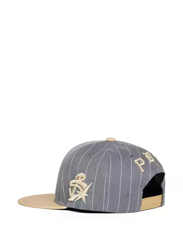 PDF Embroidered Cotton Cap - Grey