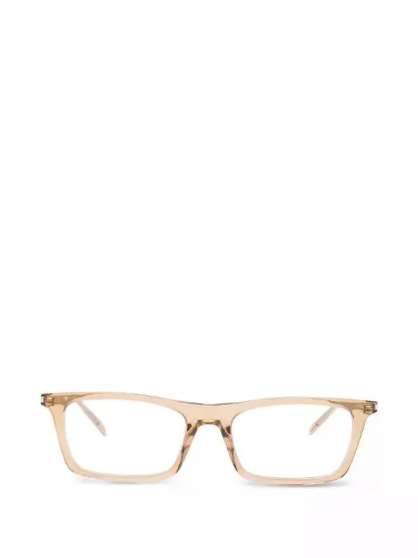 Saint Laurent Square Frame Glasses - Neutrals