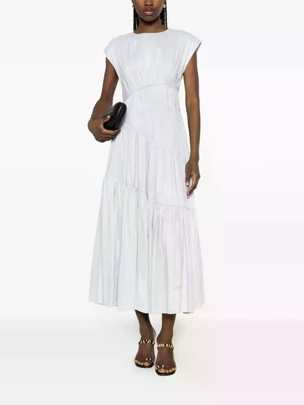 Aje Ecliptica Tiered Midi Dress