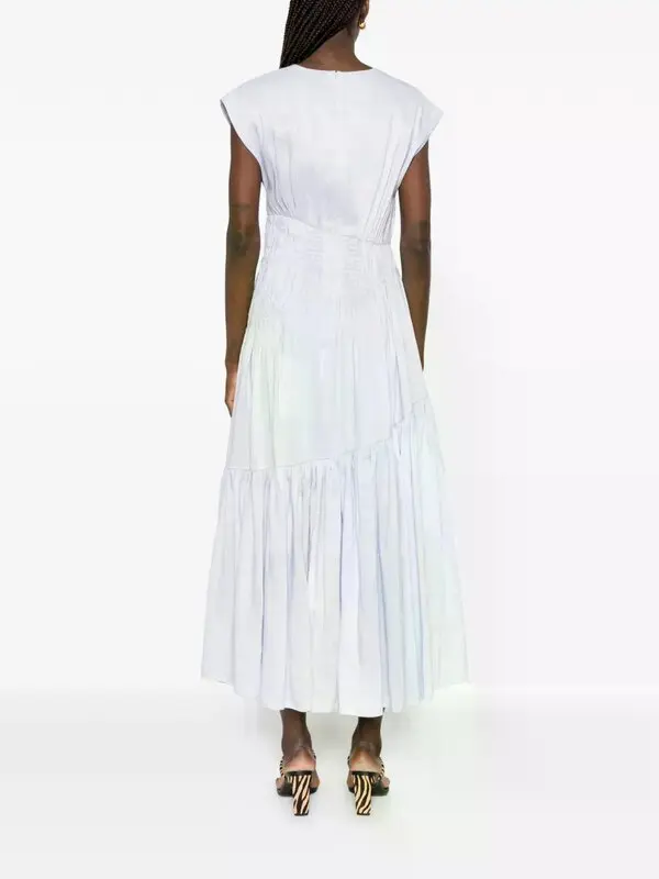 Aje Ecliptica Tiered Midi Dress