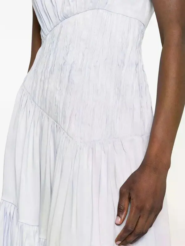 Aje Ecliptica Tiered Midi Dress