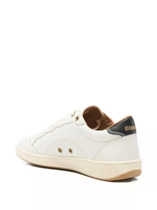 BLAUER. Leather Sneakers