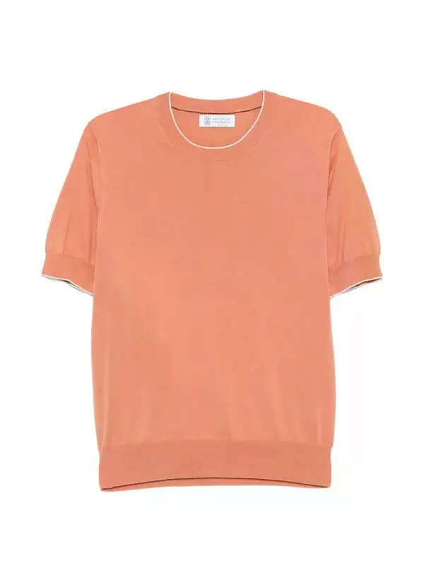 Brunello Cucinelli Trimmed Short-sleeve T-shirt