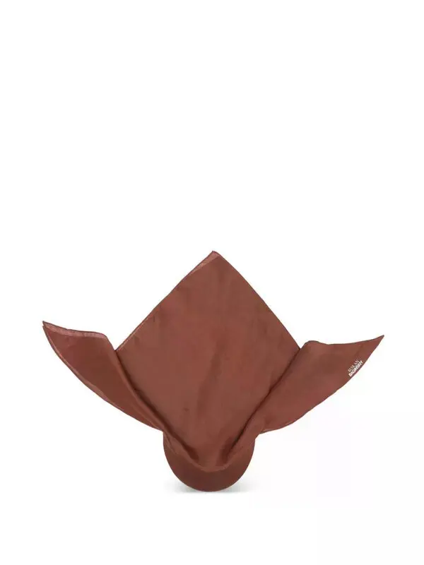 Ruslan Baginskiy Logo-print Self-tie Hat - Brown