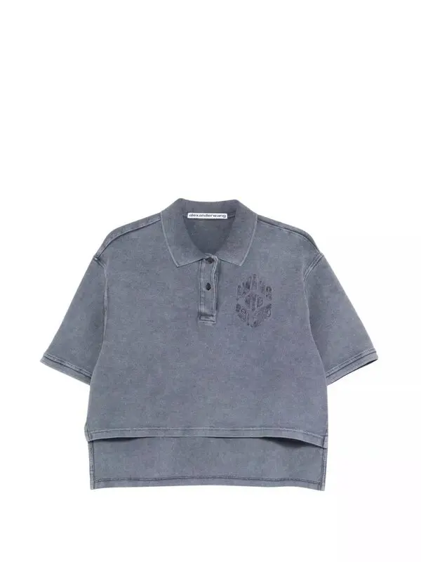 Alexander Wang High-low Polo Top