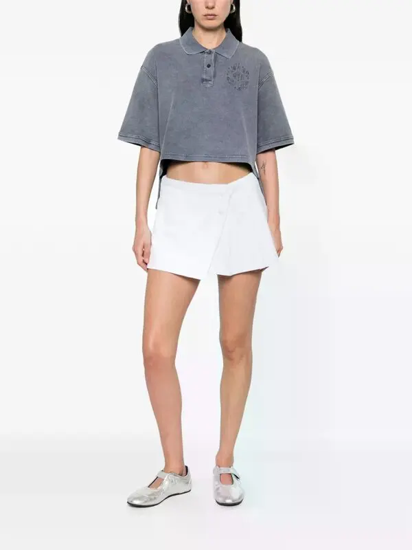 Alexander Wang High-low Polo Top