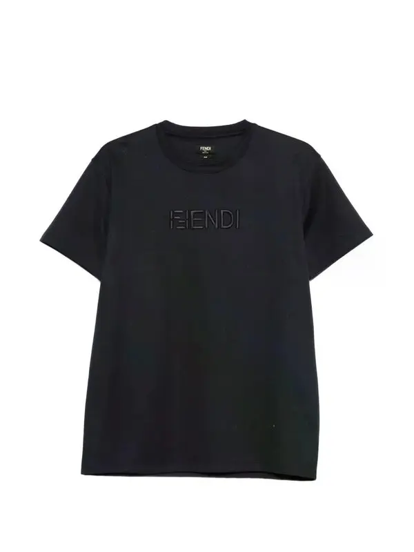 Fendi Embroidered-logo T-shirt