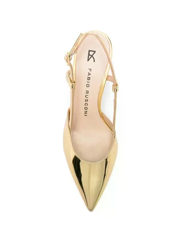 FABIO RUSCONI Pointed-toe Slingback Pumps