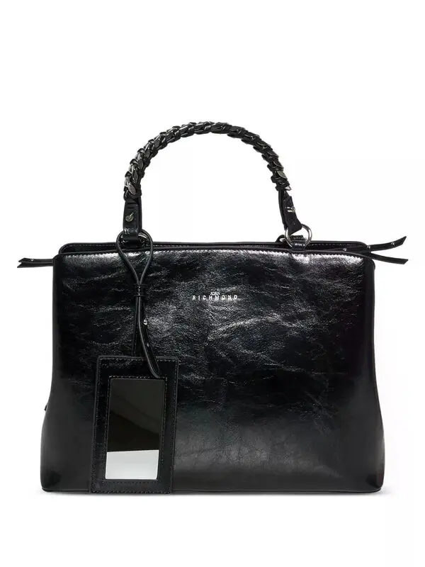 John Richmond Woven Handle Tote