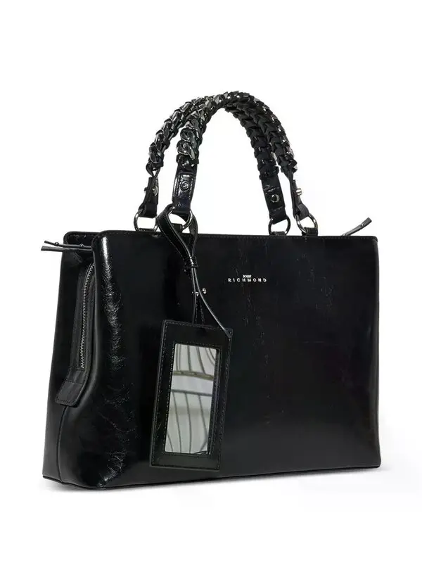 John Richmond Woven Handle Tote