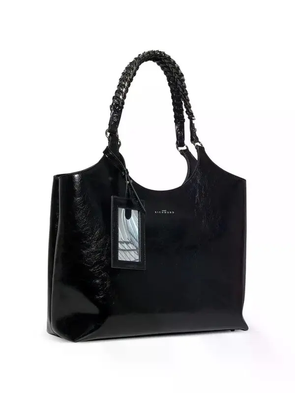 John Richmond Braided-handle Shoulder Bag