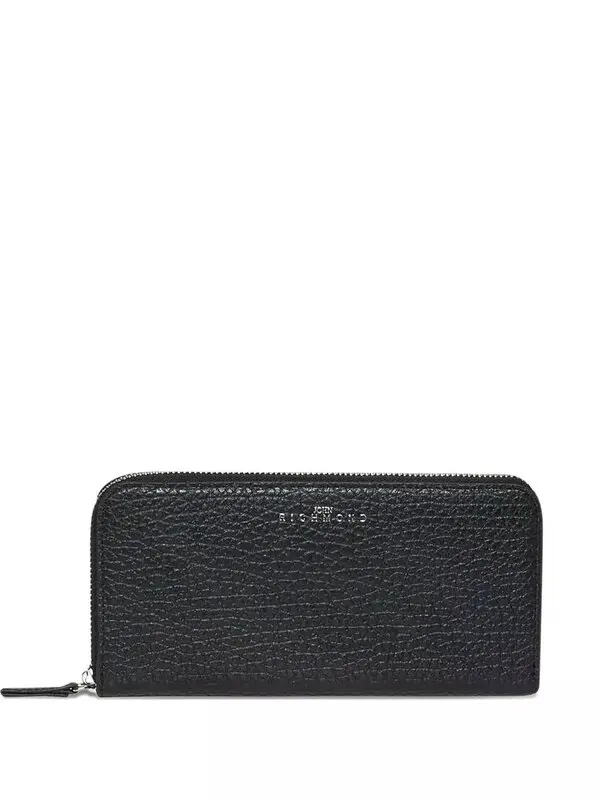 John Richmond Zip Wallet - Black