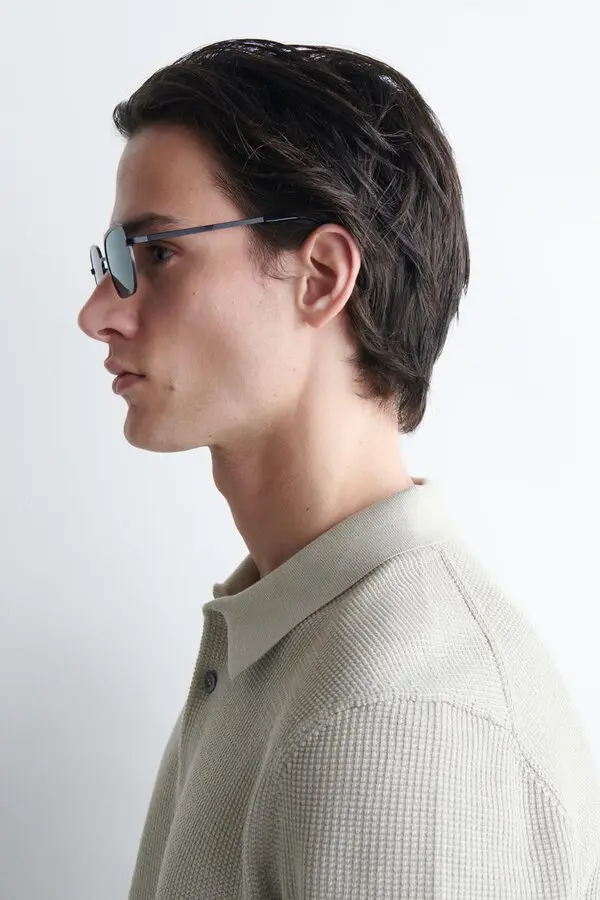 Cos Wire-frame Rectangle Sunglasses