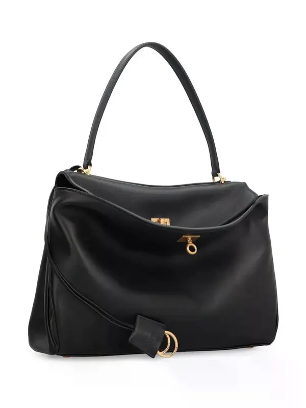 Balenciaga Rodeo Leather Bag - Black