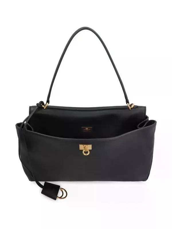 Balenciaga Rodeo Leather Bag - Black