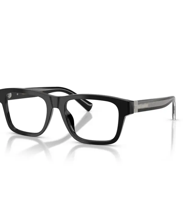 Dolce & Gabbana Rectangle Full Rim Eyeglasses - Black