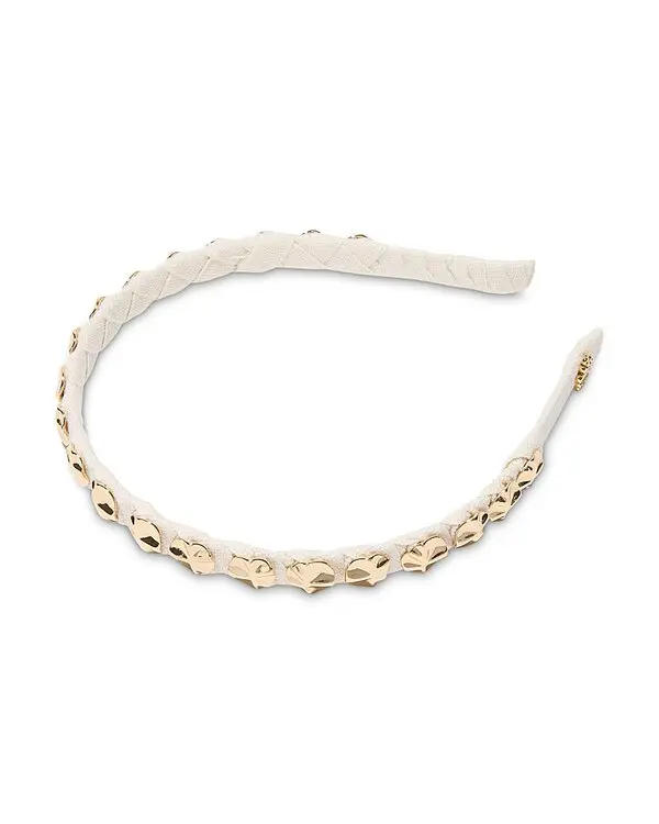 Lele Sadoughi Socialite Strand Headband - Gold