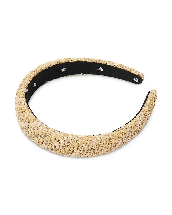 Lele Sadoughi Charlotte Raffia Headband - Natural