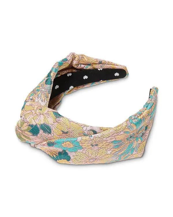 Lele Sadoughi Greta Knotted Headband - Blush