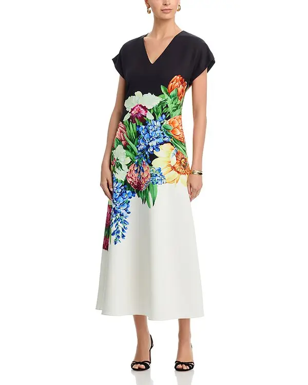 Elie Tahari The Iris Dress - Spring Meadow