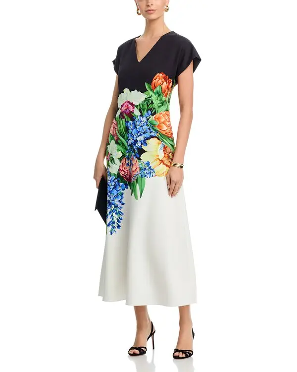 Elie Tahari The Iris Dress - Spring Meadow