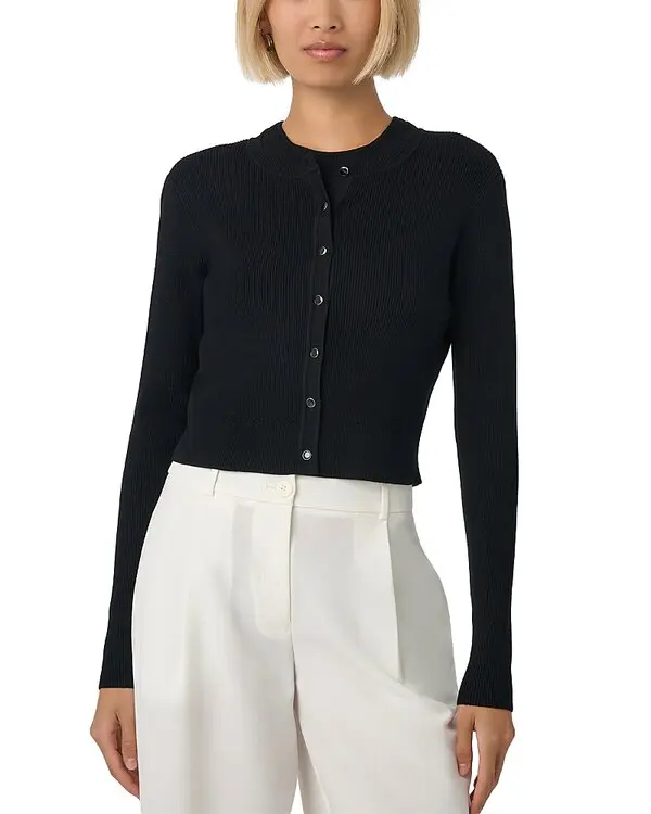 TOCCIN Zoe Cropped Cardigan - Jet