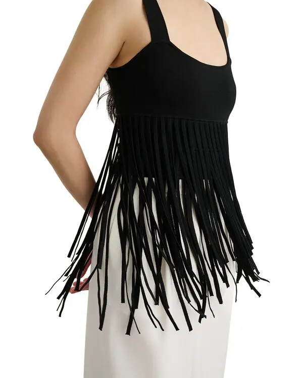 TOCCIN Amaris Fringe Top