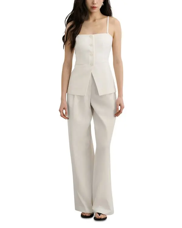 TOCCIN Solara Wide-leg Trousers - Optic