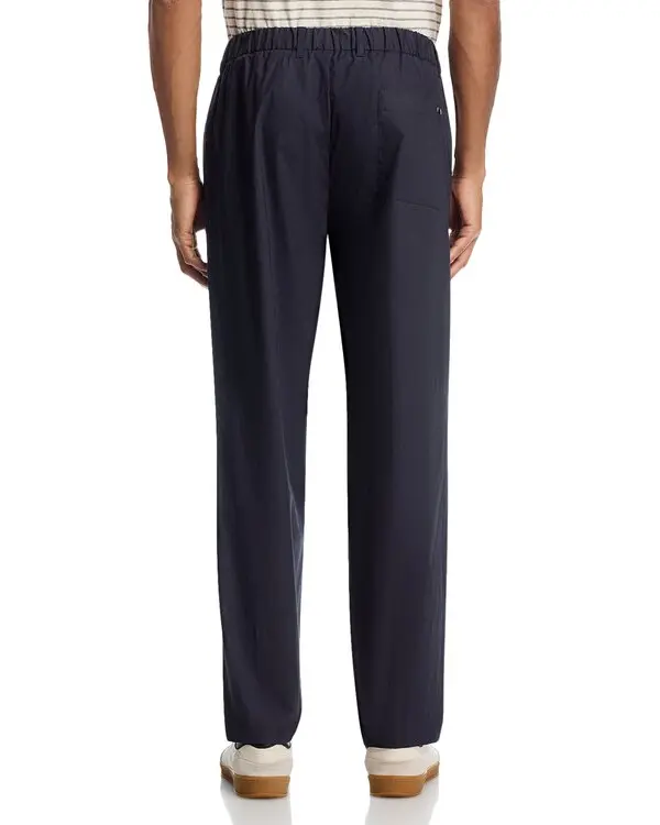 Herno Regular Fit Drawstring Pants - Blue Navy