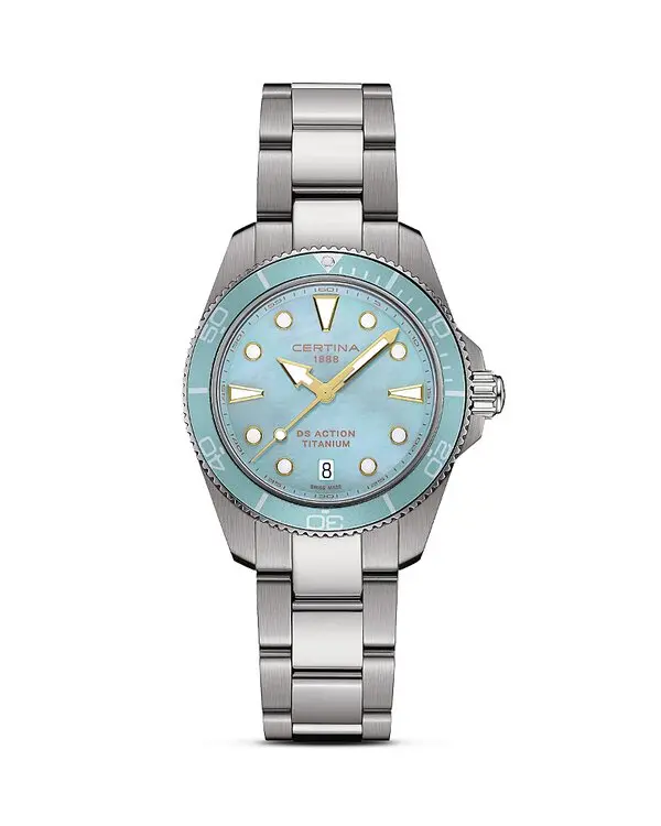 CERTINA Ds Action 35mm Watch - Blue