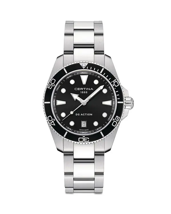 CERTINA Ds Action Gent 40mm Watch - Black