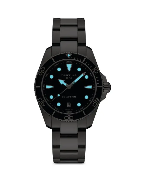 CERTINA Ds Action Gent 40mm Watch - Black